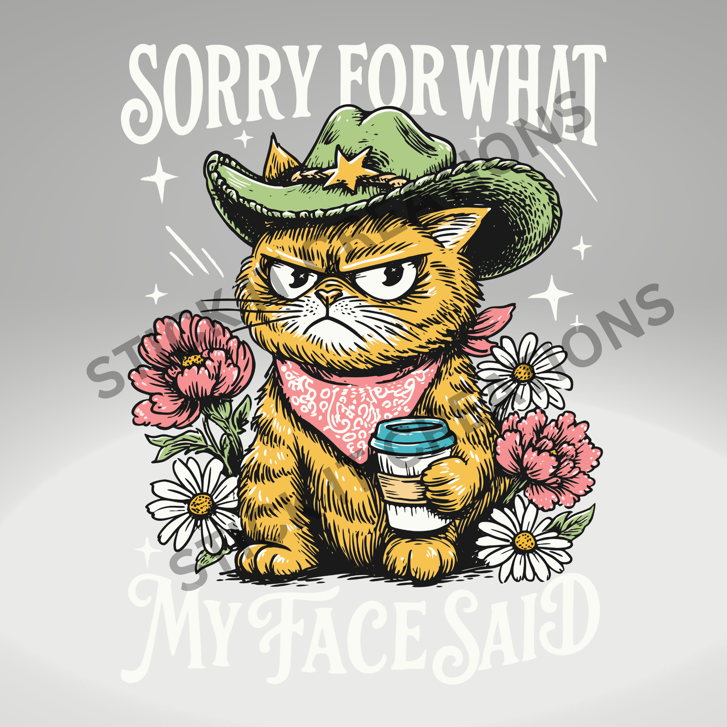 SORRY FOR WHAT MY FACE SAID – Stick It Creation